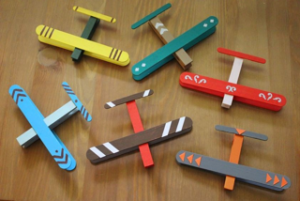 Popsicle Stick Biplane | Adventure Science Center
