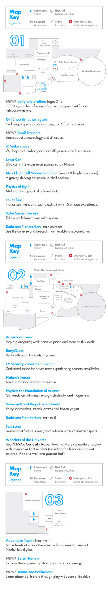 Getting Here | Adventure Science Center